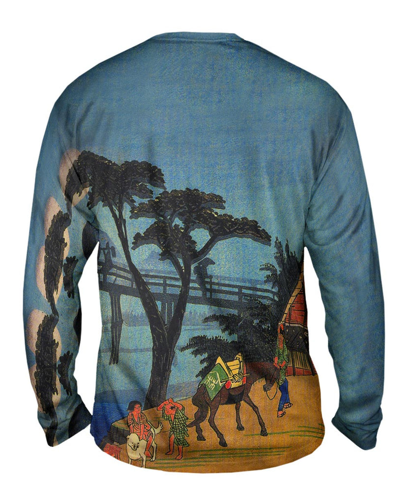 Japan -"Print Donkey" Mens Long Sleeve | Yizzam