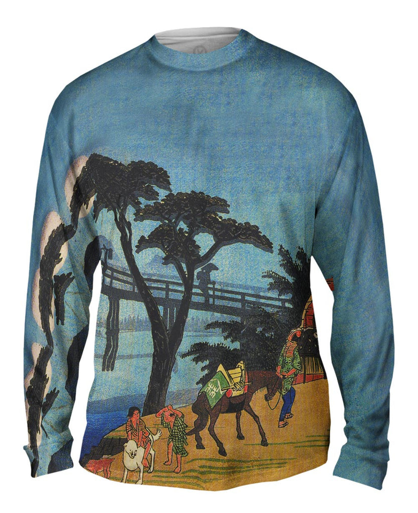 Japan -"Print Donkey" Mens Long Sleeve | Yizzam