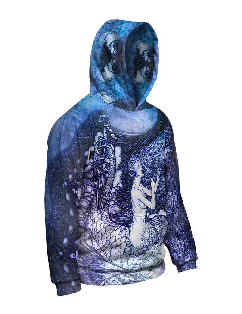 Arthur Rackham - "Mermaid Gold Emblems " Mens Hoodie Sweater | Yizzam