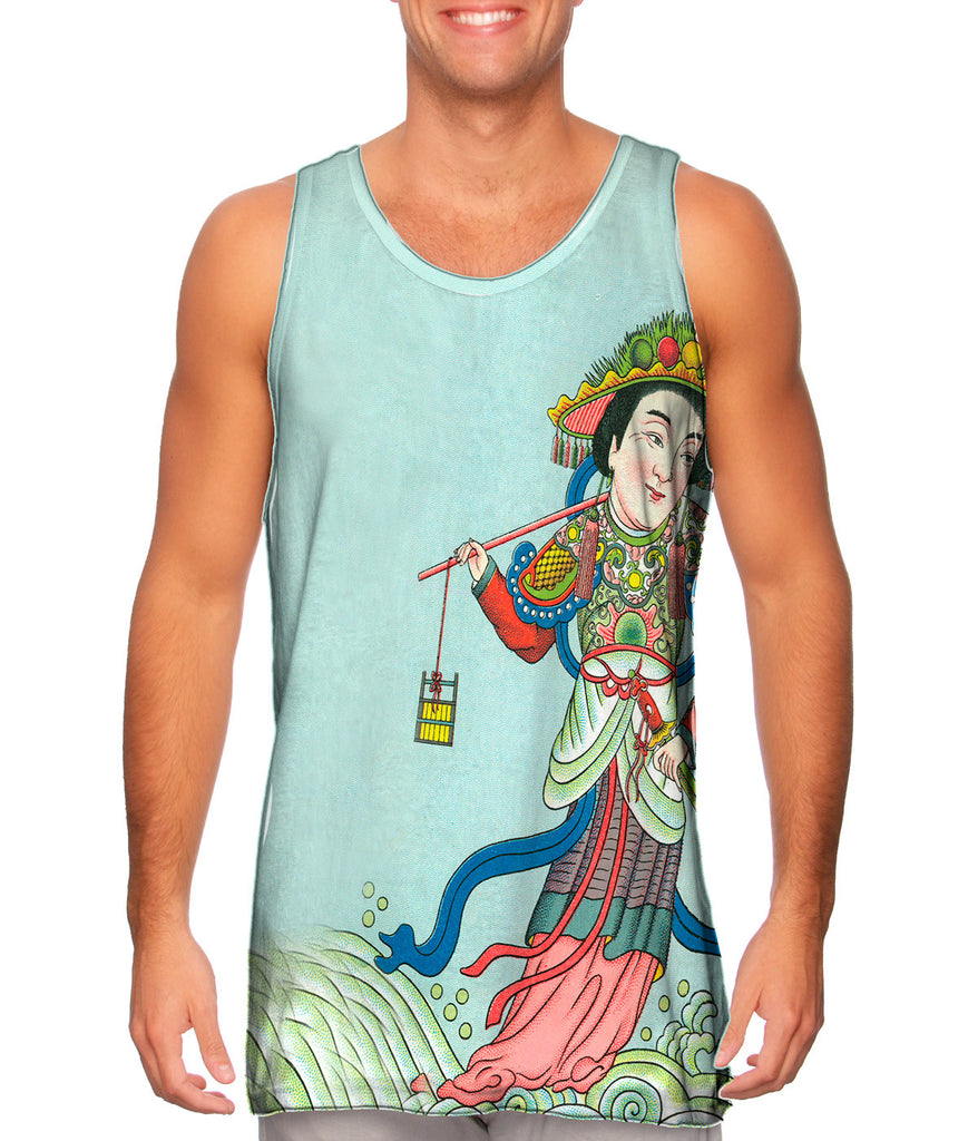 Japan - "The Goddess Of Water" Mens Tank Top | Yizzam