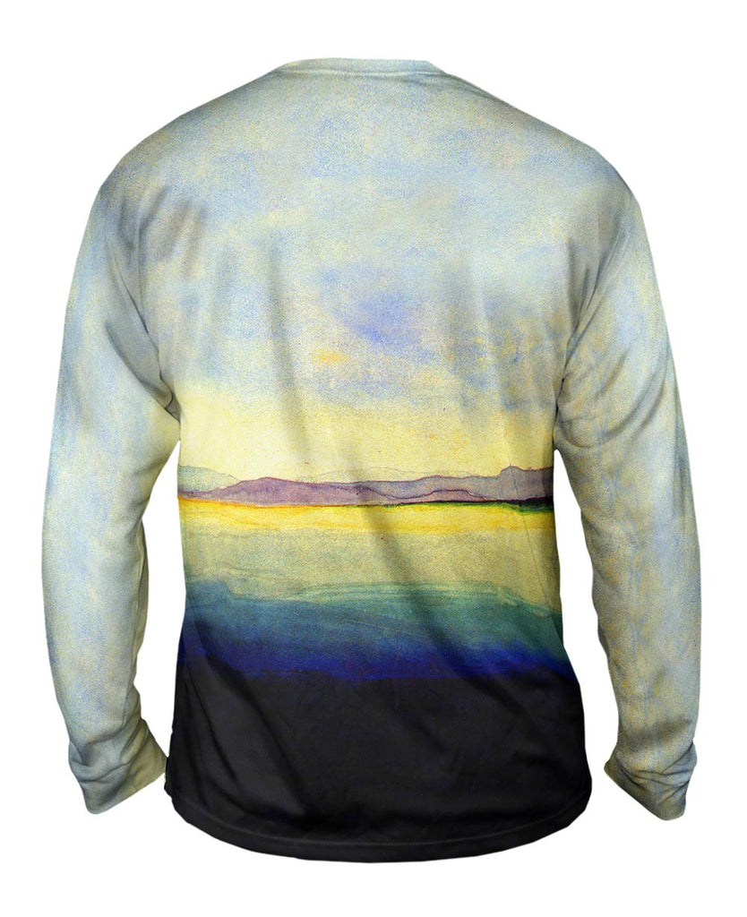 M.C.Escher - "The Sea at the Mouth of the Ebro" (1922) Mens Long Sleeve ...