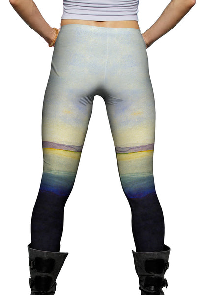 M.C.Escher - "The Sea at the Mouth of the Ebro" (1922) Womens Leggings ...