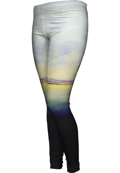 M.C.Escher - "The Sea at the Mouth of the Ebro" (1922) Womens Leggings ...