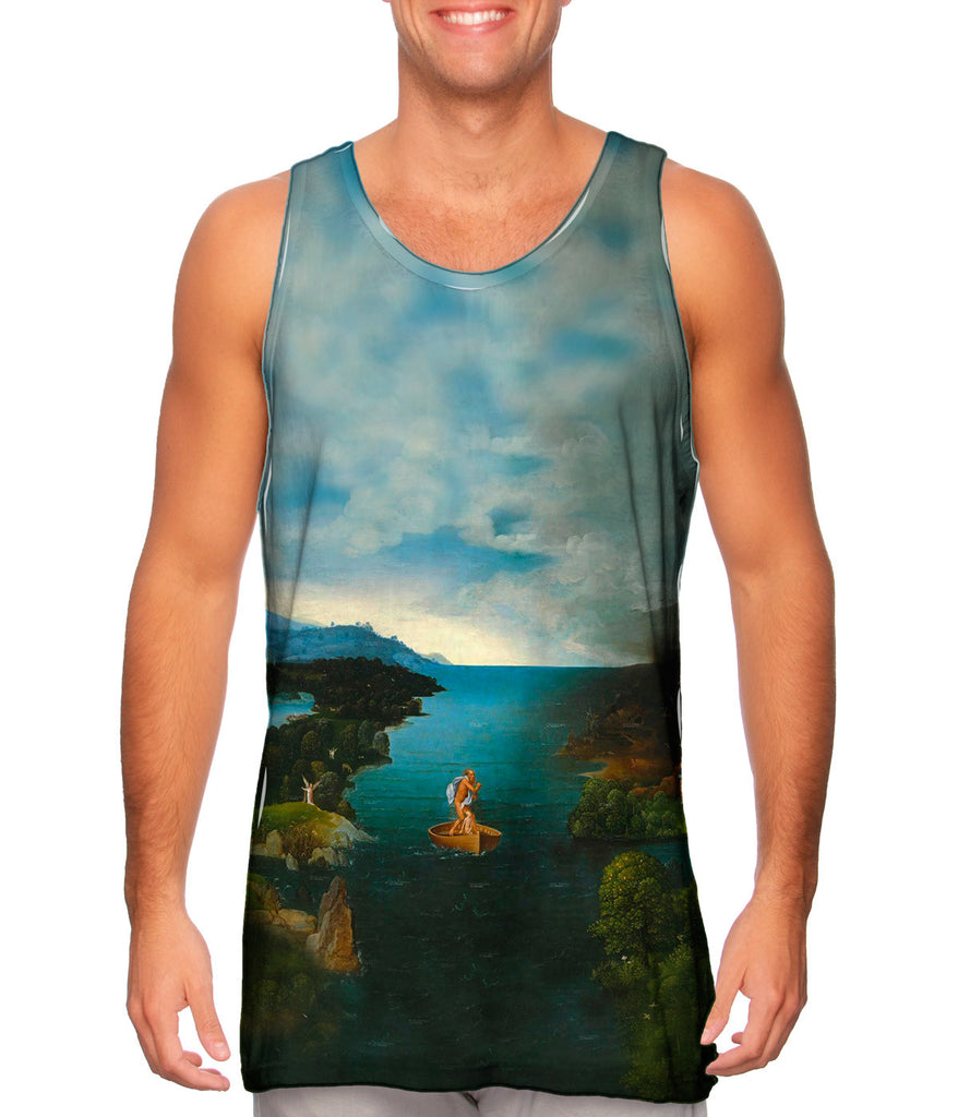 Joachim Patinir - "Charon Crossing the Styx" (1520) Mens Tank Top | Yizzam