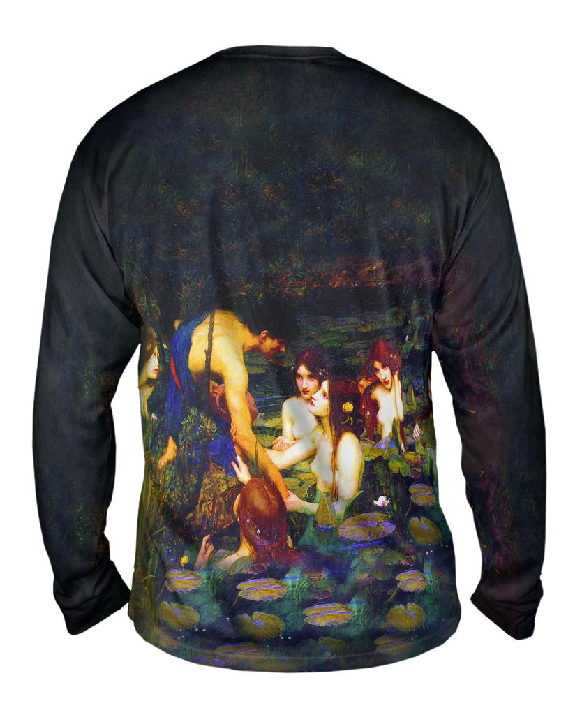 John William Waterhouse - "Hylas And The Nymphs" (1896) Mens Long Sleeve | Yizzam