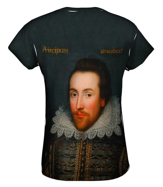 Cobbe - "Portrait Of William Shakespeare" (1610) Womens Top | Yizzam