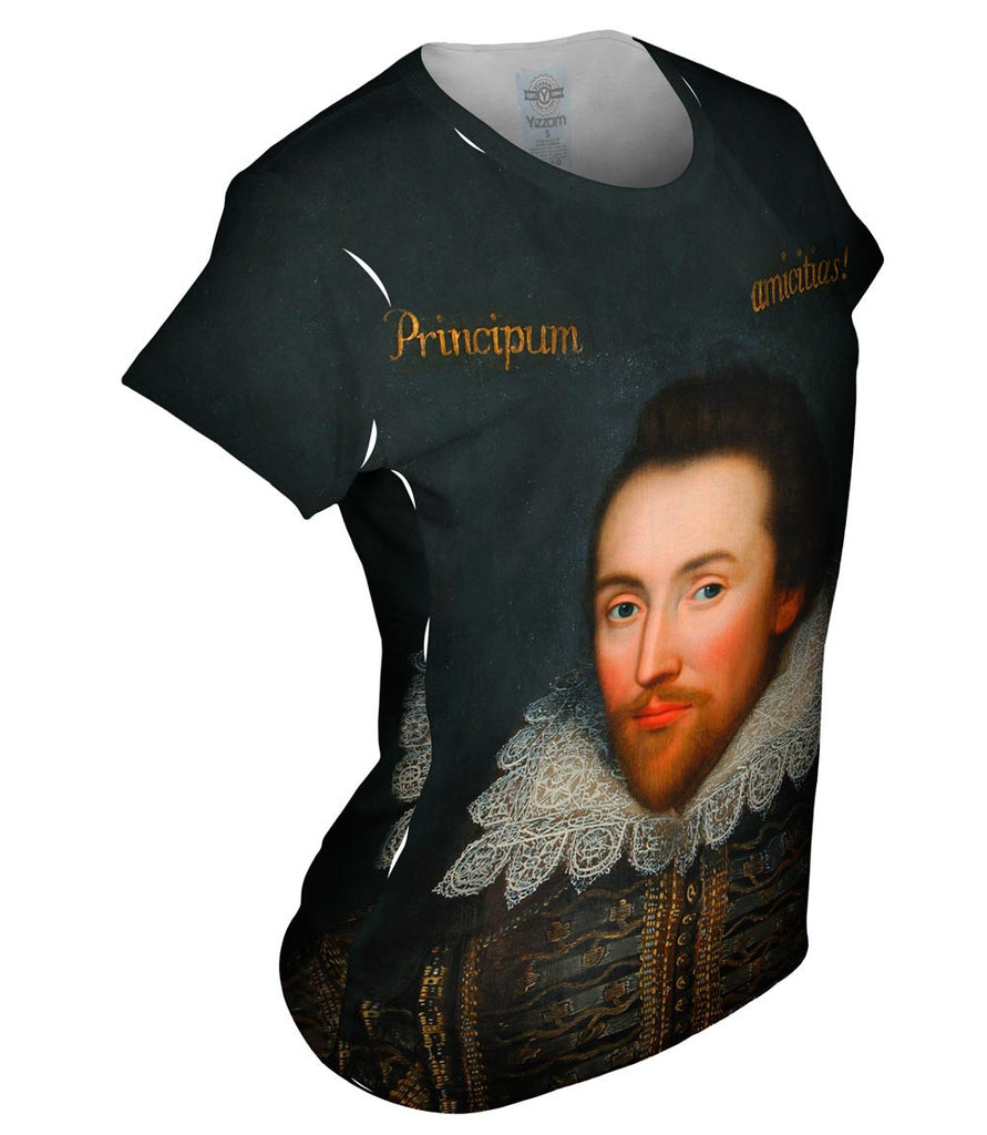 Cobbe - "Portrait Of William Shakespeare" (1610) Womens Top | Yizzam