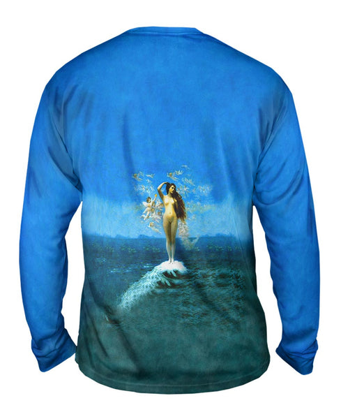 Jean-Leon Gerome - "Venus Rising" (1890) Mens Long Sleeve | Yizzam