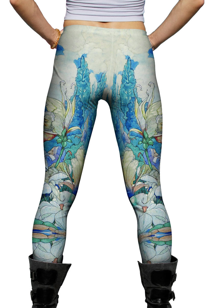 Harold Gaze - "Art Of Narrative Poem Love" (1919) Womens Leggings | Yizzam