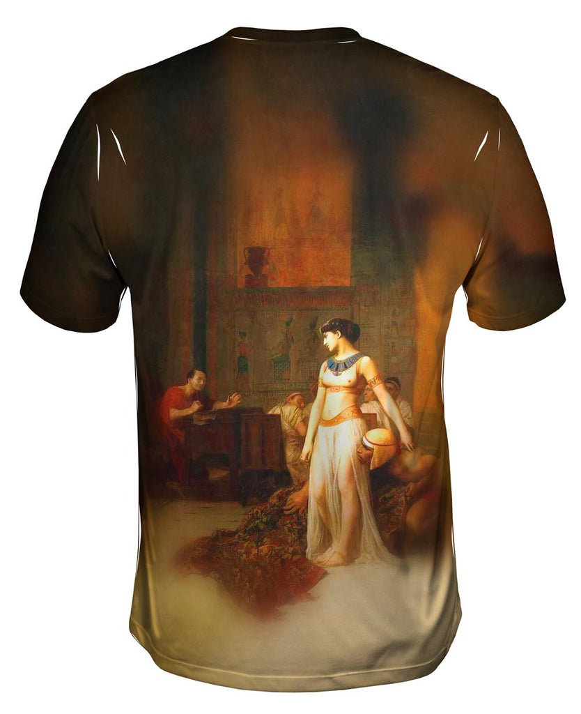 Jean-Leon Gerome - "Cleopatra And Caesar" (1866) Mens T-Shirt | Yizzam