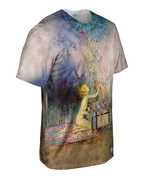 Arthur Rackham - "Pandora" (1911) Mens T-Shirt | Yizzam