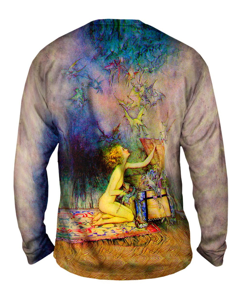 Arthur Rackham - "Pandora" (1911) Mens Long Sleeve | Yizzam