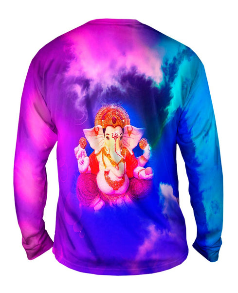 "Hindu God Ganesha Ganpathy" Mens Long Sleeve | Yizzam