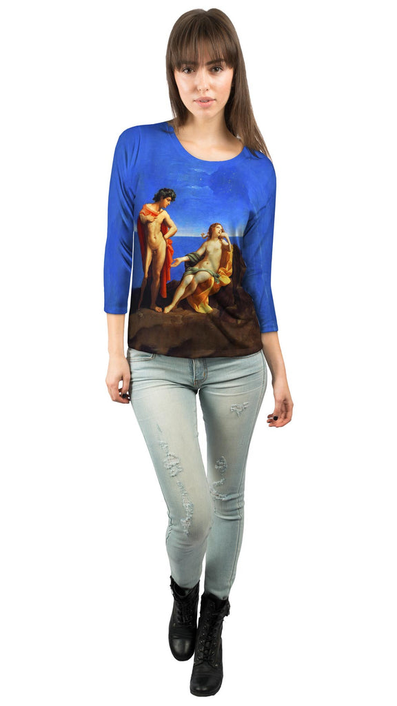 Guido Renni - "Bacchus And Ariadne" Womens 3/4 Sleeve | Yizzam