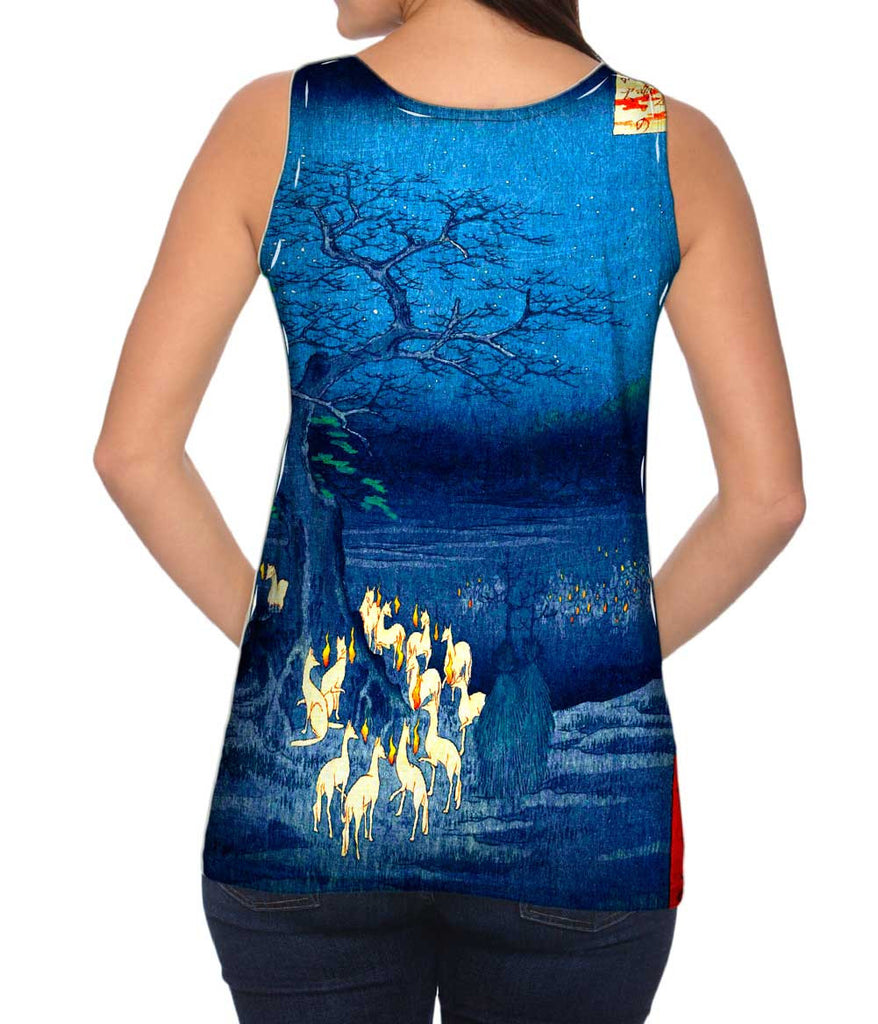 Utagawa Hiroshige - "New Year_#_s Eve Foxfires at the Changing Tree ...