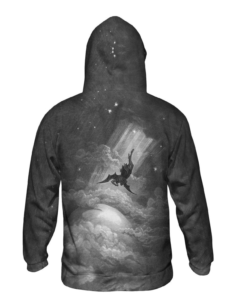 Gustave Dore - "Paradise Lost Fall to Earth" (1866) Mens Hoodie Sweater ...