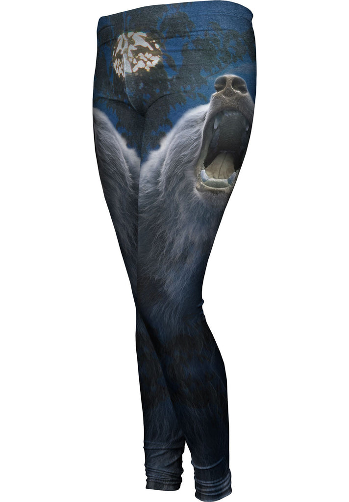 Moon Bear Womens Leggings | Yizzam