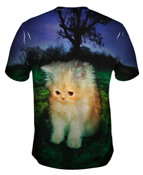Oak Tree Kitten Mens T-Shirt | Yizzam