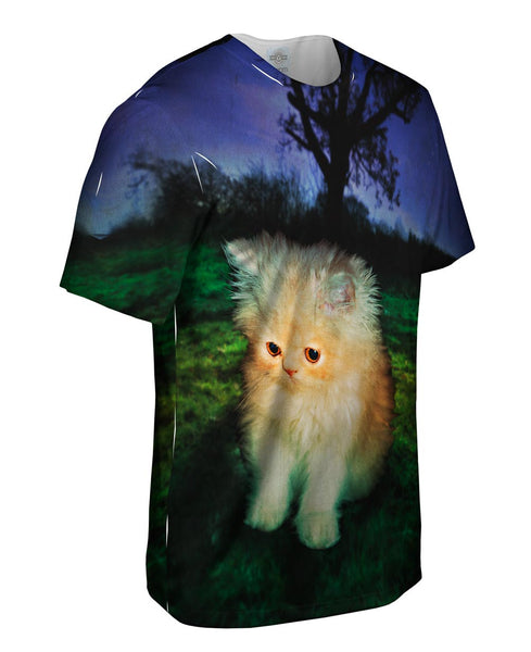 Oak Tree Kitten Mens T-Shirt | Yizzam
