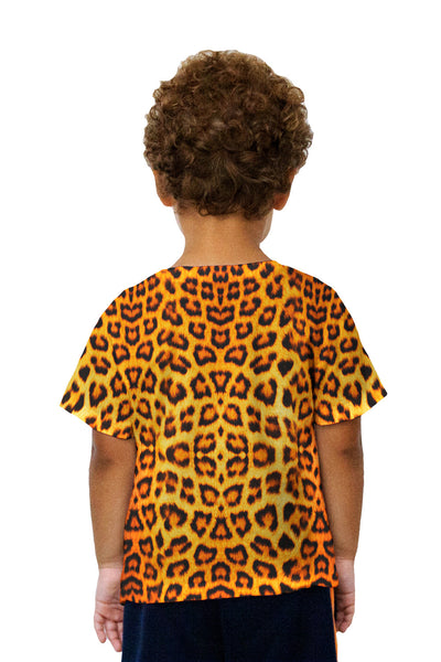 Kids Leopard Skin Kids T-Shirt | Yizzam