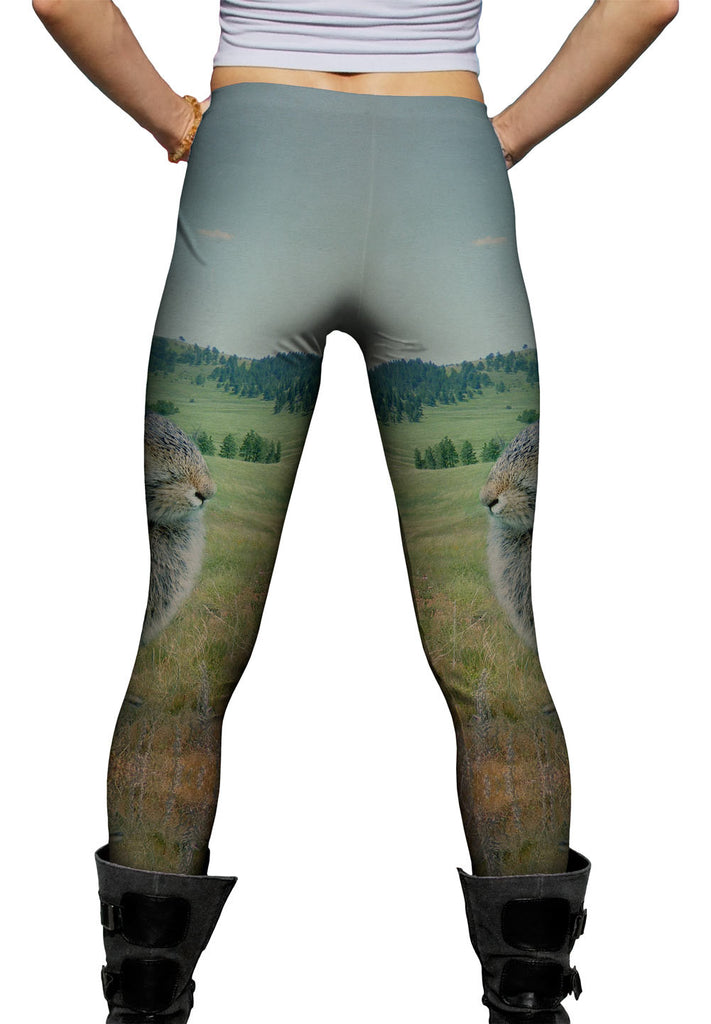 Ranch Bunny Womens Leggings | Yizzam