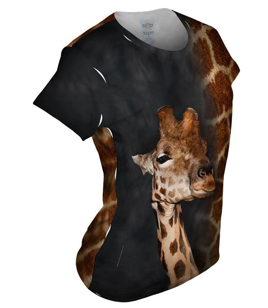 Giraffe Half Skin Womens Top | Yizzam