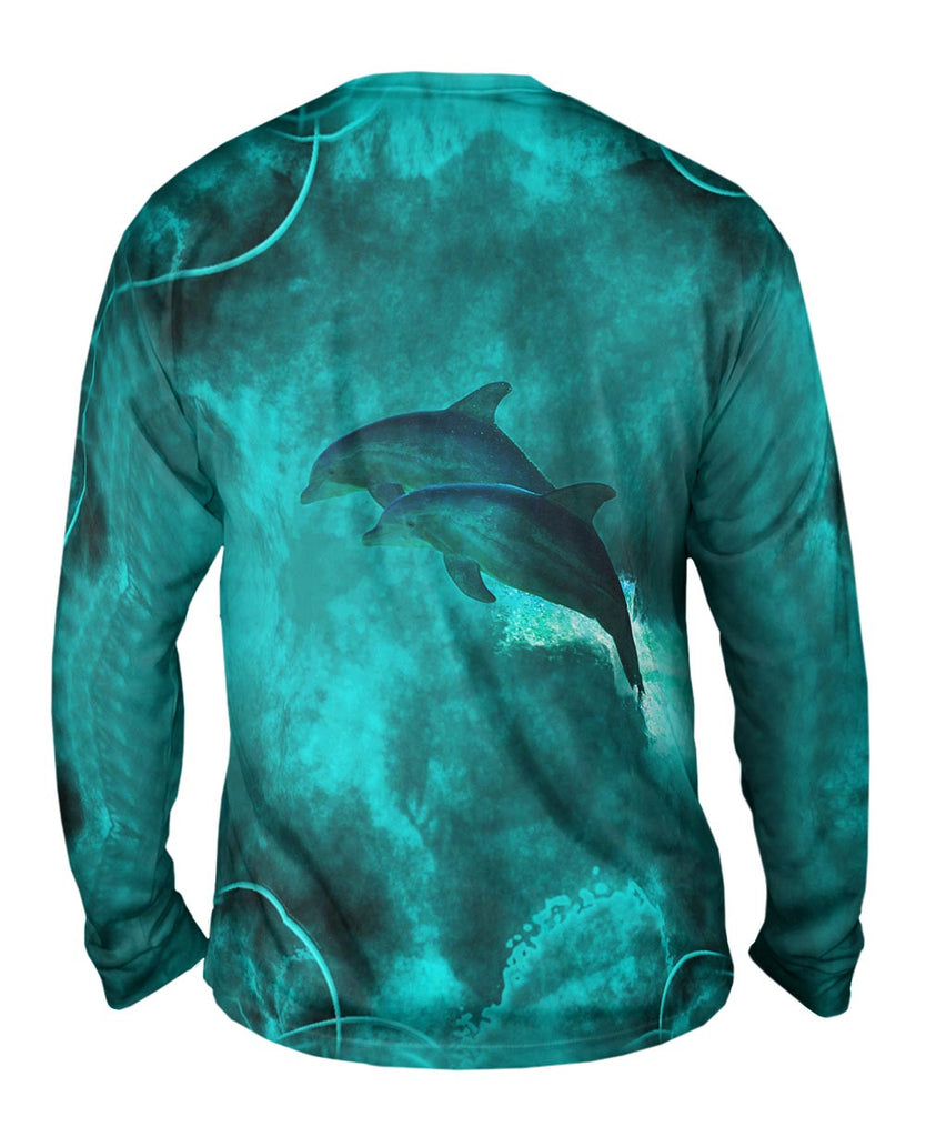 Dolphin 002 Mens Long Sleeve | Yizzam