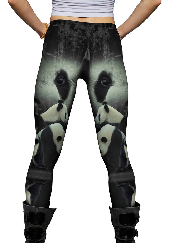 Panda 004 Womens Leggings | Yizzam