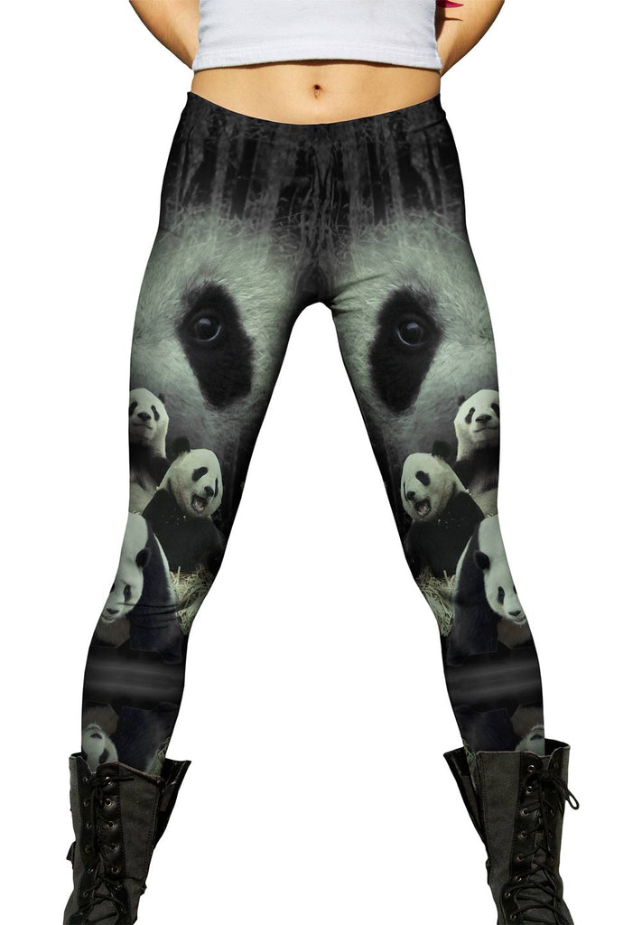 Panda 004 Womens Leggings | Yizzam