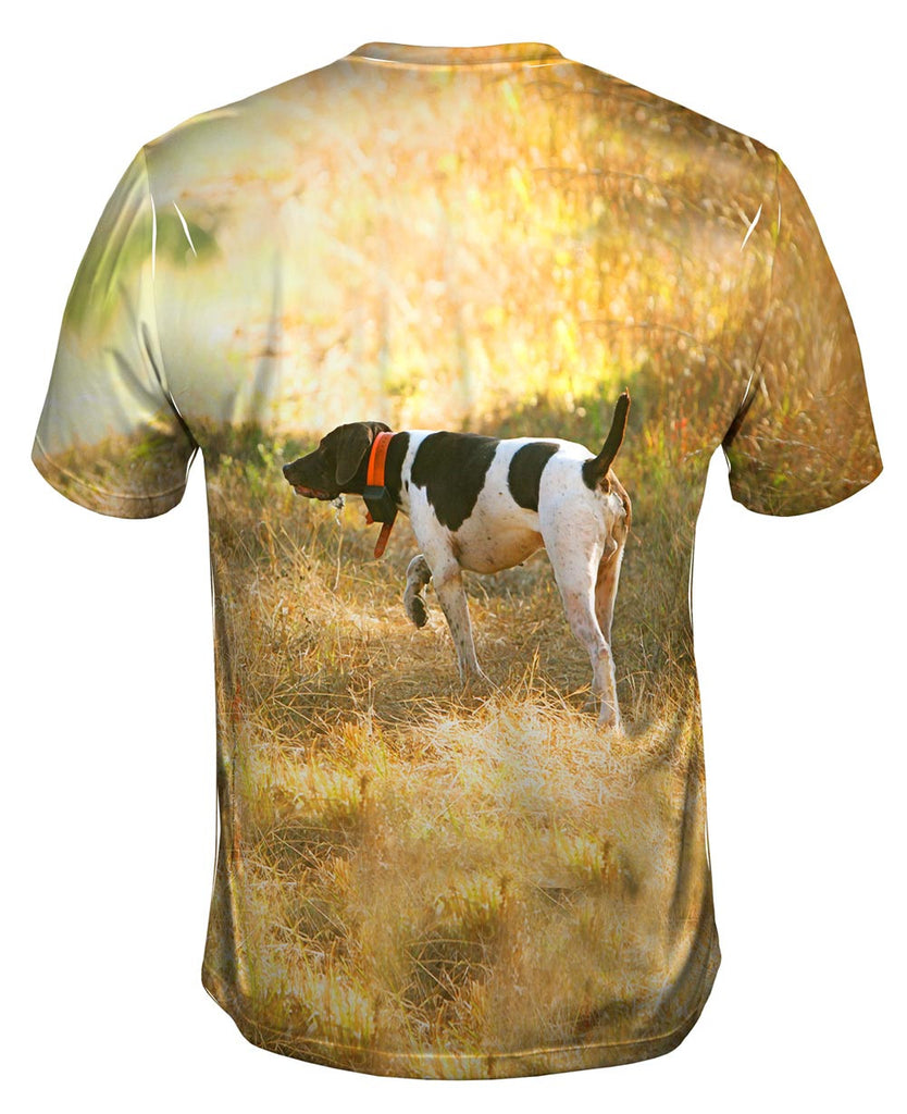English Pointer Hunting Mens T-Shirt | Yizzam
