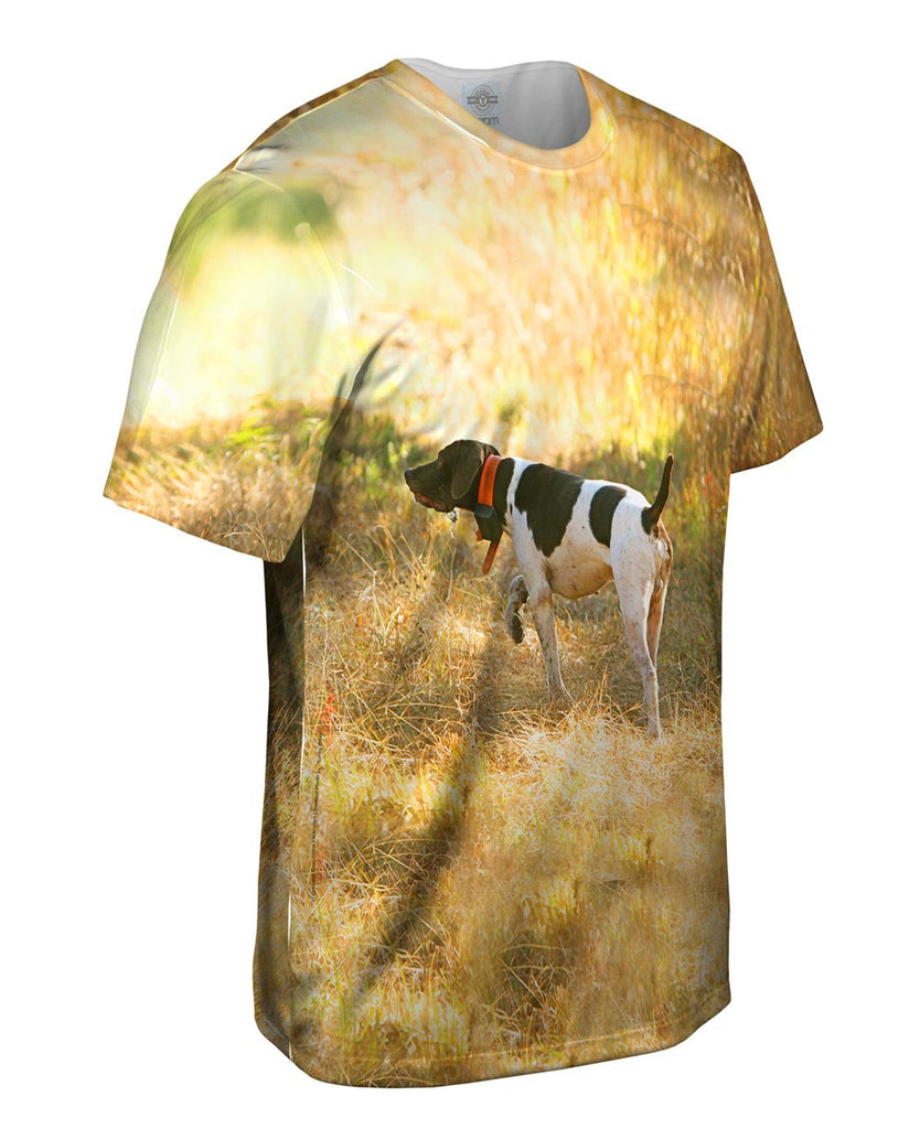English Pointer Hunting Mens T-Shirt | Yizzam
