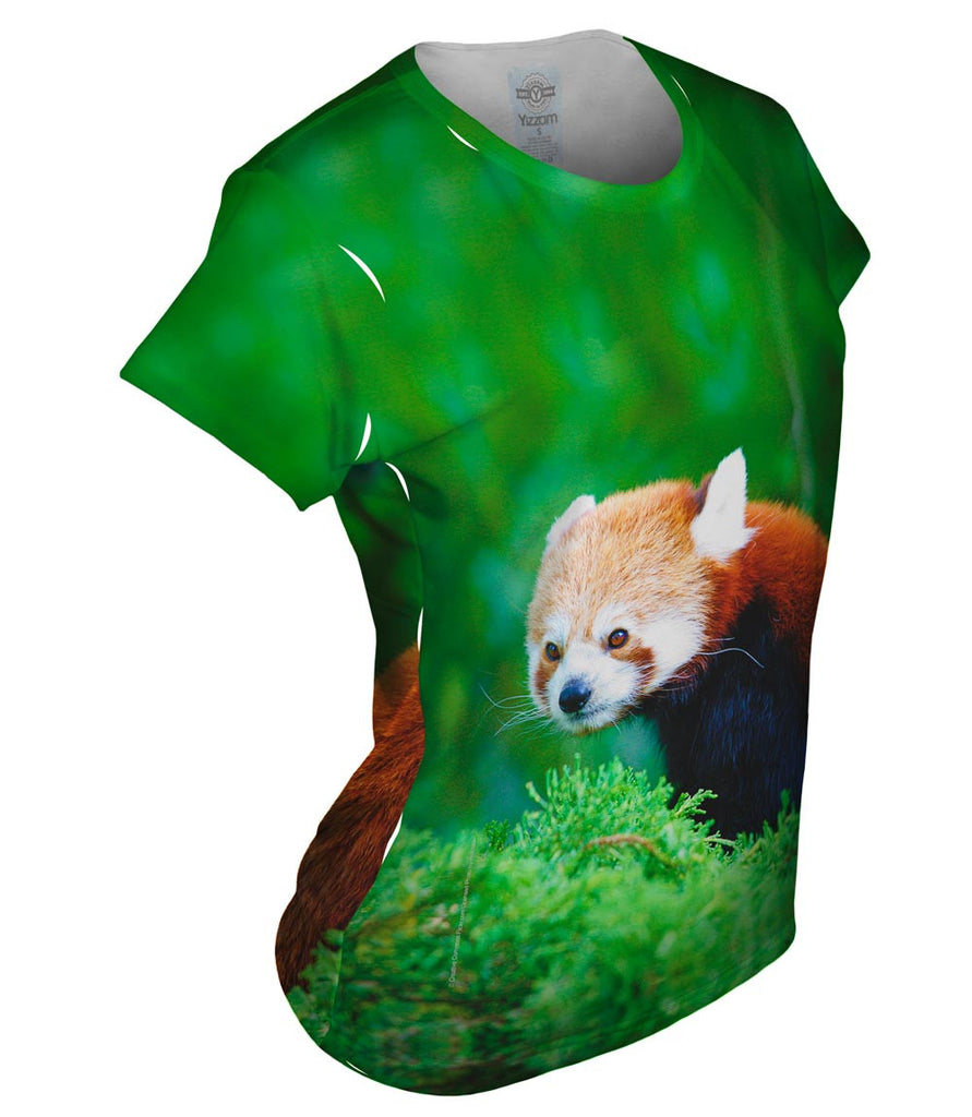 Fancy Red Panda Womens Top | Yizzam