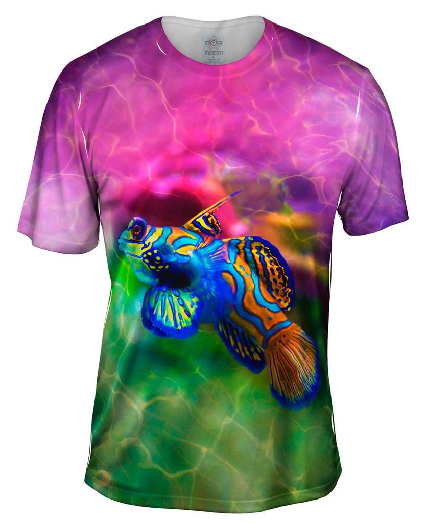 Wild Colors Fish Underwater Mens T-Shirt | Yizzam
