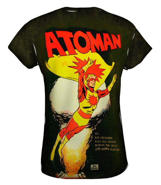 Atoman Comic Retro Womens Top | Yizzam