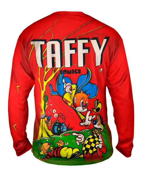 Super Squirrel Comic Retro Mens Long Sleeve | Yizzam