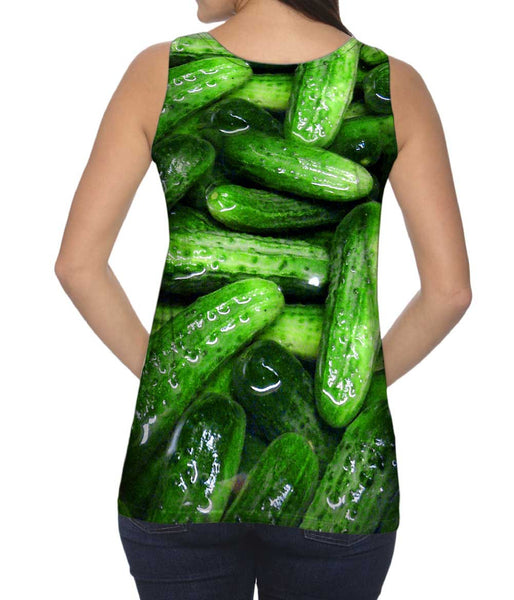 Kosher Dill Pickles Womens Tank Top | Yizzam