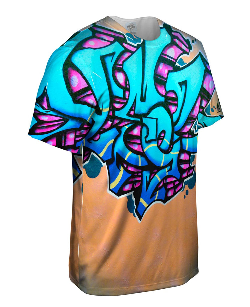 Graffiti Blue Diamond Mens T-Shirt | Yizzam