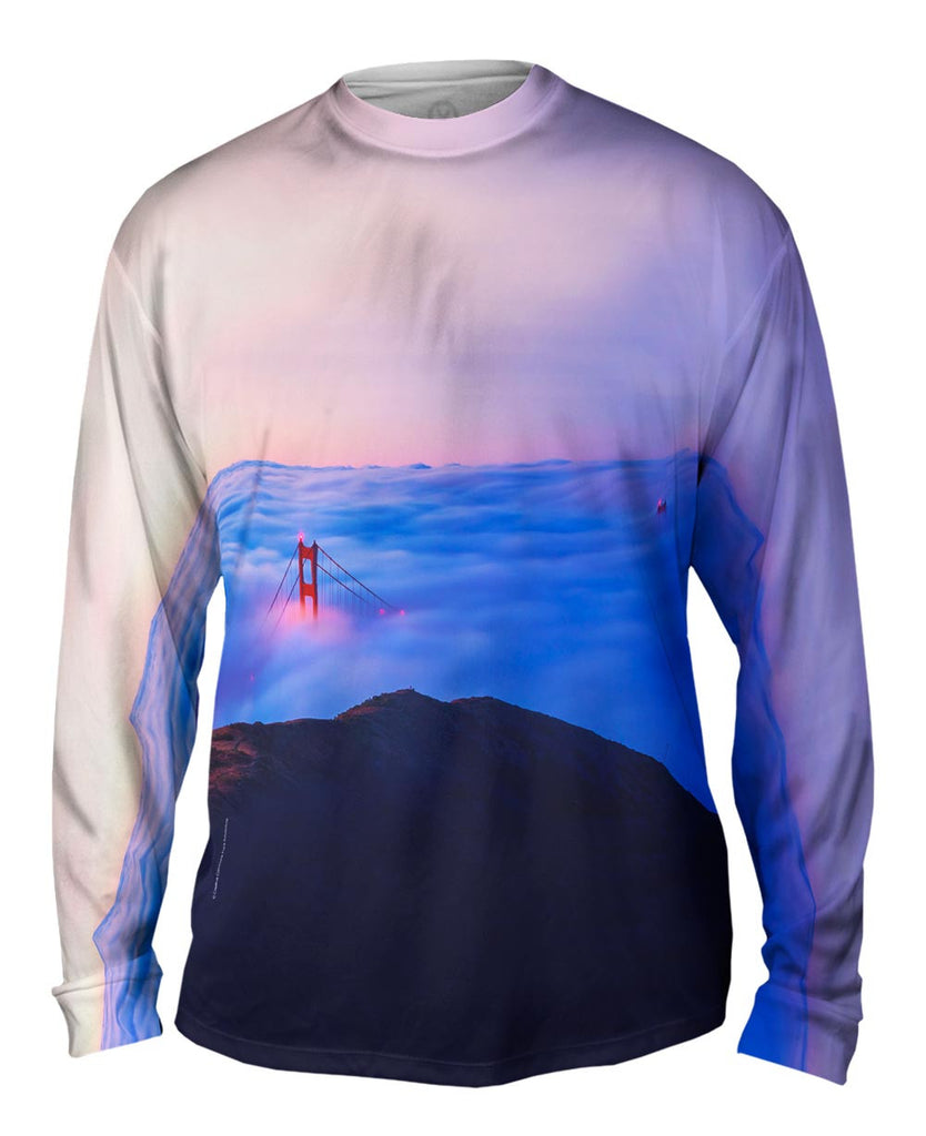 Golden Gate Bridge From Marin Headlands At Sunrise Mens Long Sleeve ...