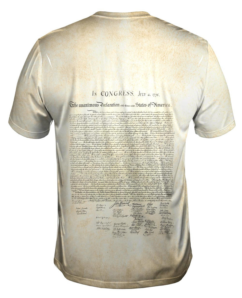 Us Declaration Of Independence Mens T-Shirt | Yizzam