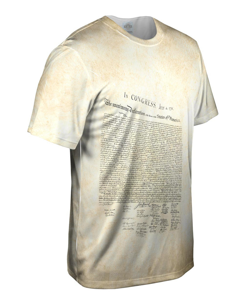 Us Declaration Of Independence Mens T-Shirt | Yizzam