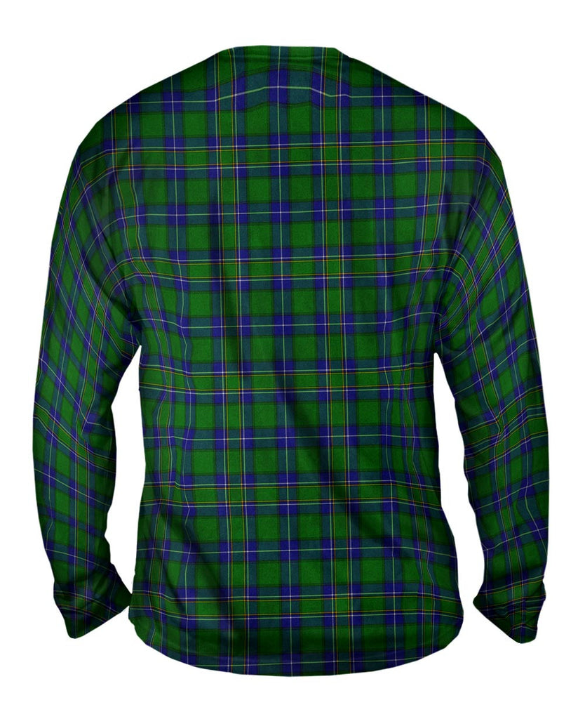 Tartar Pattern Green Mens Long Sleeve | Yizzam