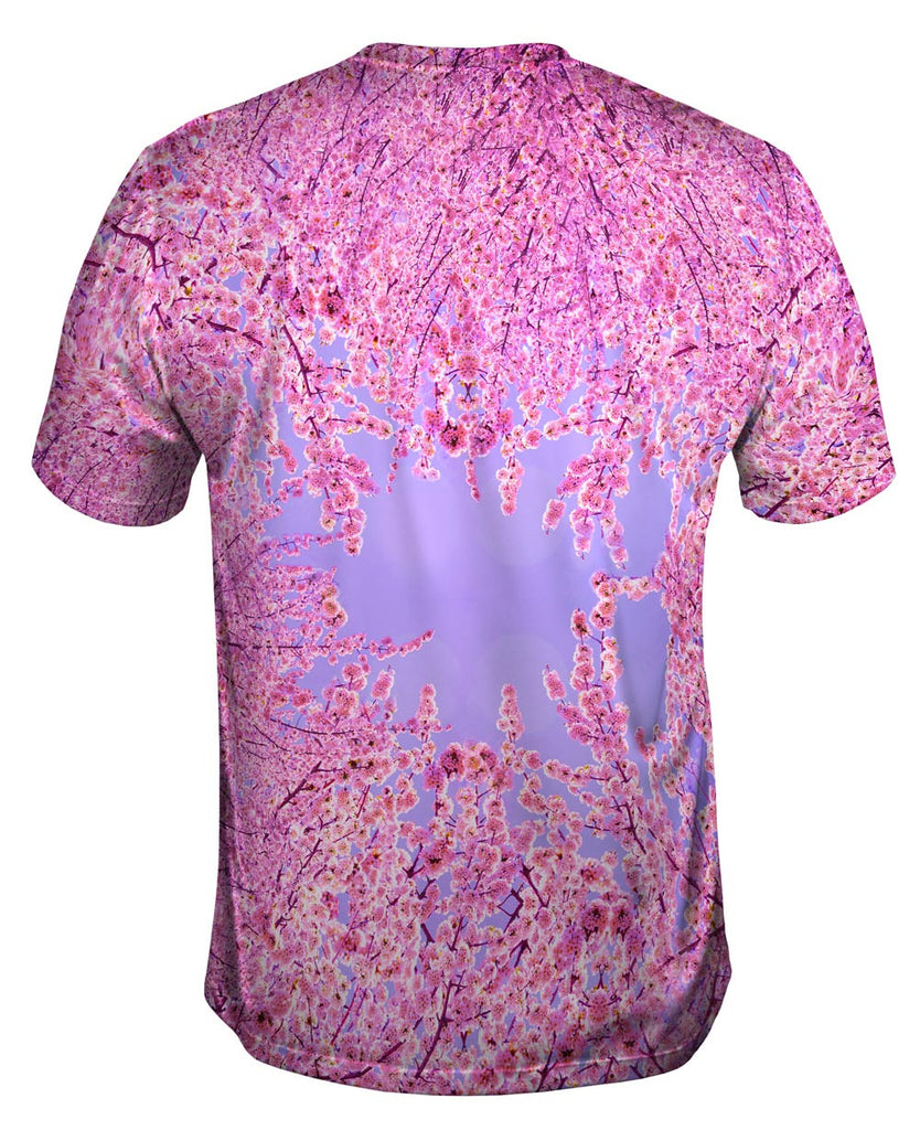 Cherry Blossom Explosion Mens T-Shirt | Yizzam