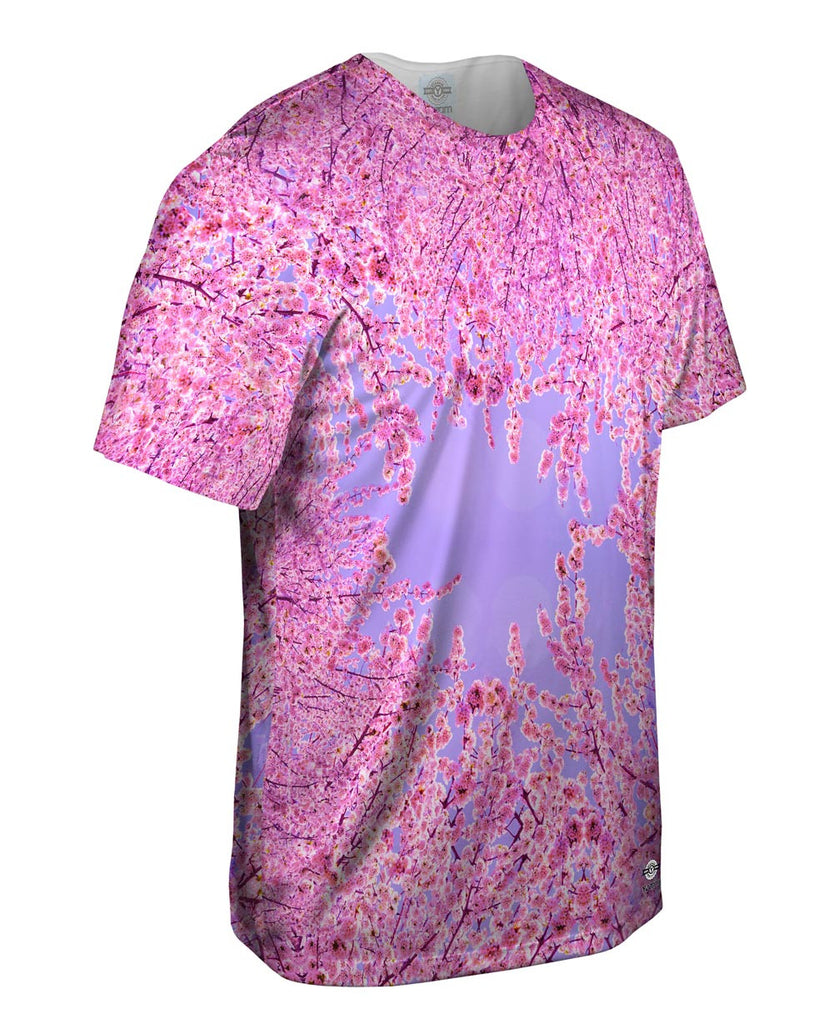 Cherry Blossom Explosion Mens T-Shirt | Yizzam