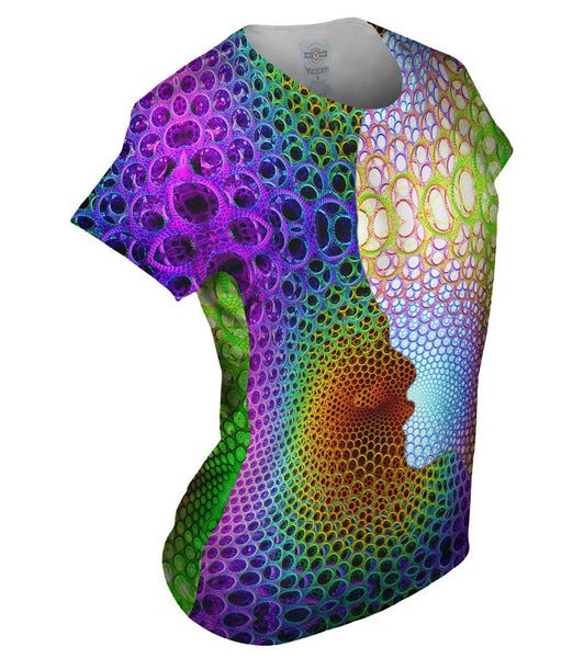 Psychedelic Kiss Womens Top | Yizzam